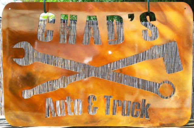 CUSTOM SIGNS - Ignition Metal Art Design